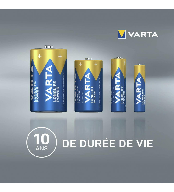 VARTA Pile plate alcaline Longlife Power 3LR12 4,5 V - Tout Le Scolaire